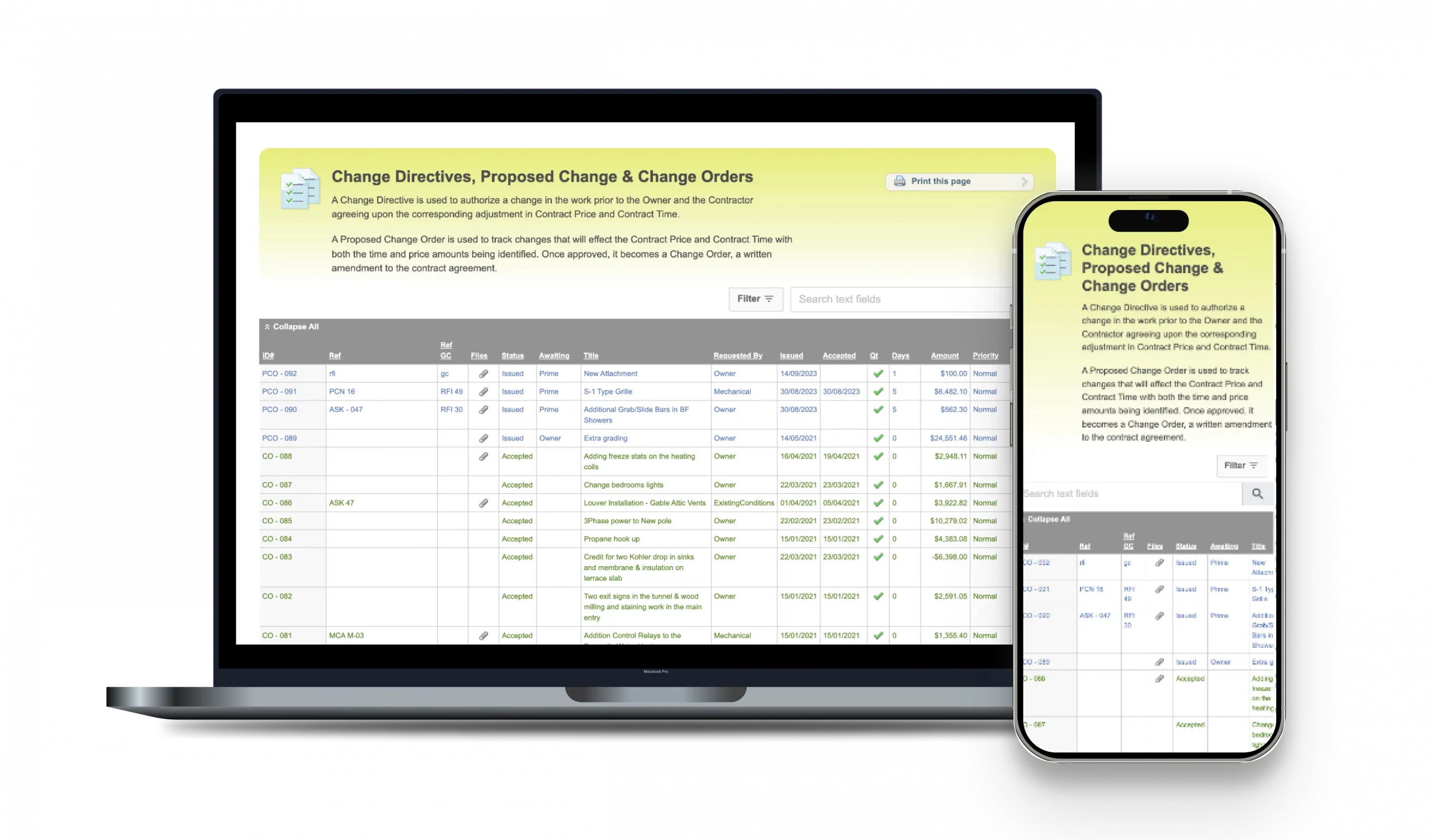 Cash Allowances in Construction - Contract Administration Software
