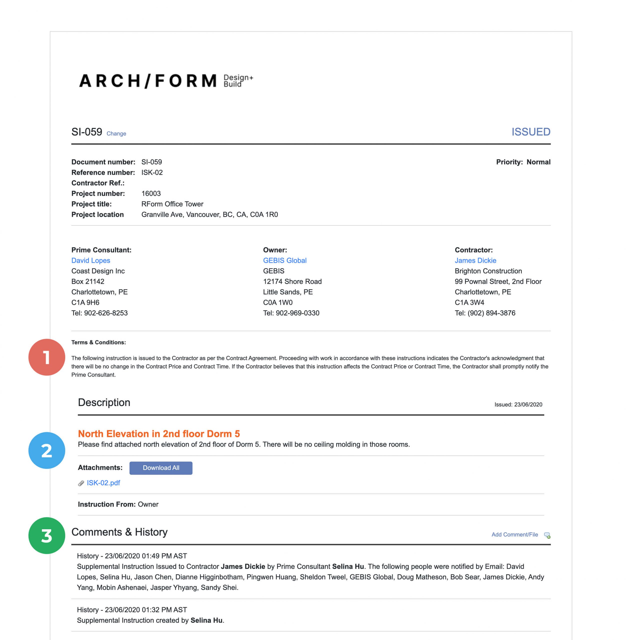 Supplemental Instructions - Contract Administration Software