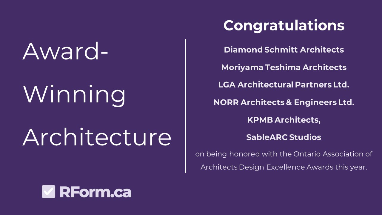 Award-Winning Architectural Designs Recognized by OAA - Contract ...