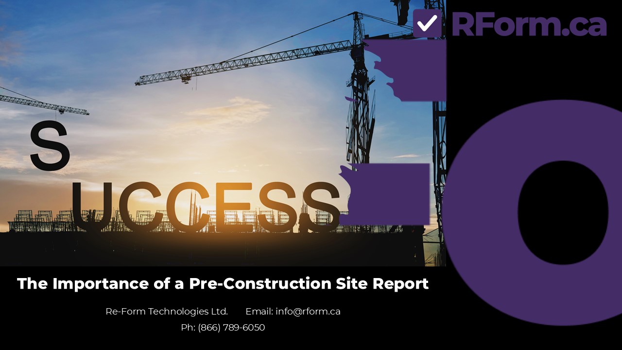The Importance of a Pre-Construction Site Report - Contract ...