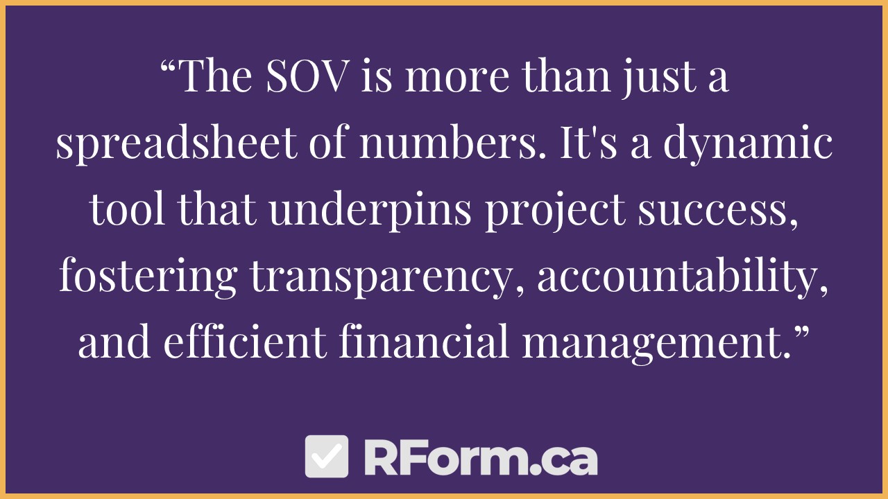 The Importance of a Complete Schedule of Values Before Starting ...